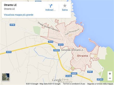 Cartina Otranto Centro Sommerkleider 2015