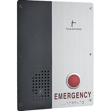 Talkaphone Voip 600 Series Ip Call Station With Red Emergency Button