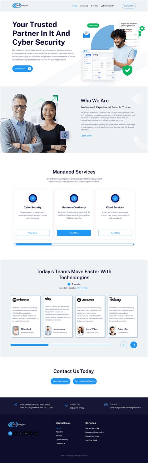 Cyber Security Web Behance