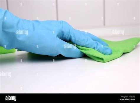 Cleaning The Table Stock Photo Alamy