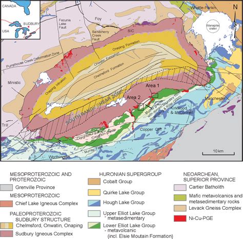 Figure 2 1 From Evolution Of The Sudbury Igneous Complex Southern Metamorphic Aureole And