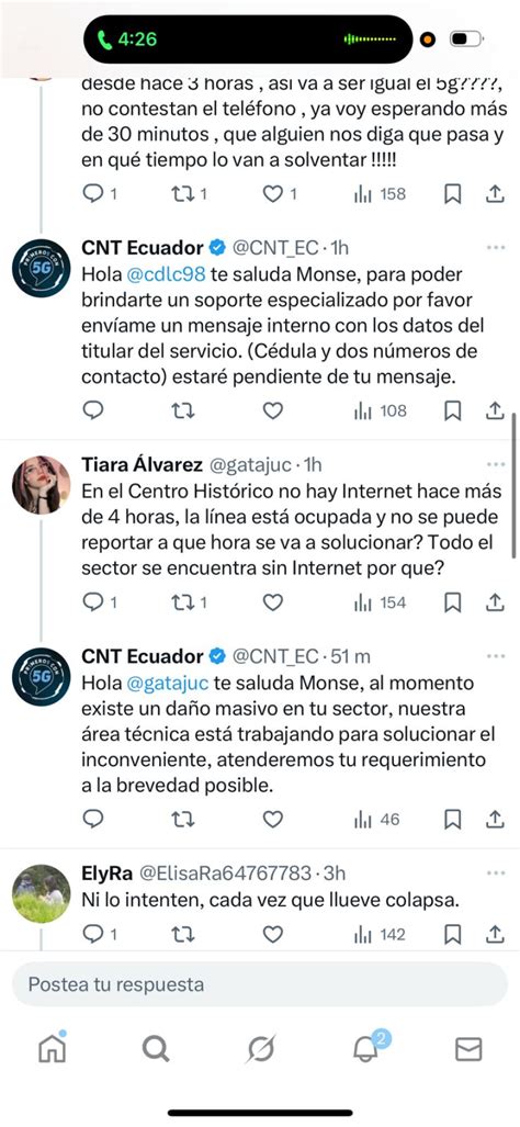 Cnt Registra Problemas Masivos En Su Servicio De Internet Este 26 De Octubre De 2025