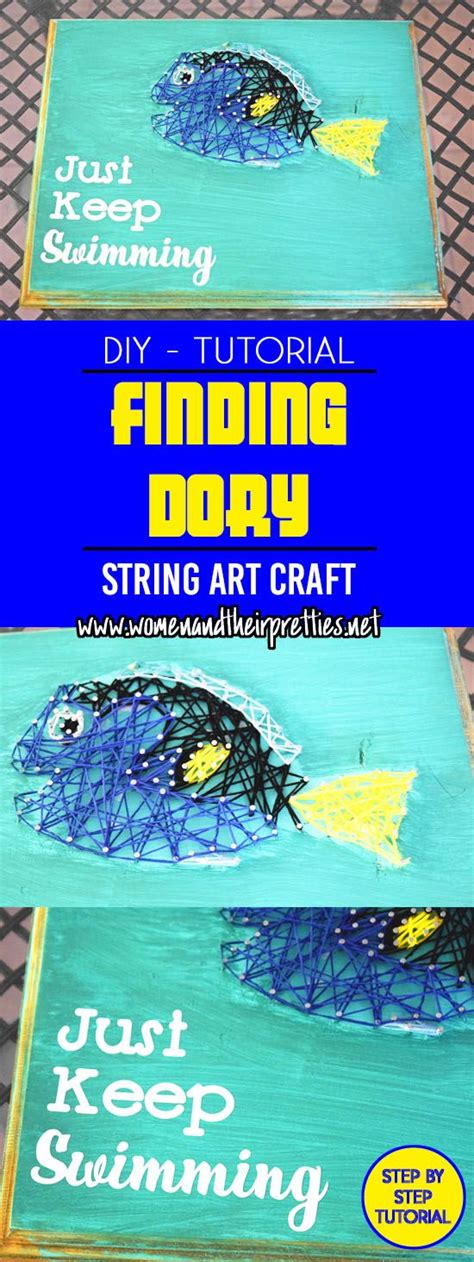 Craft Corner Vol 2 Diy Finding Dory String Art Tutorial Findingdory Haveyouseenher But
