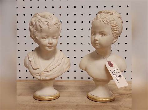 Boy And Girl Busts See Photos For Markings