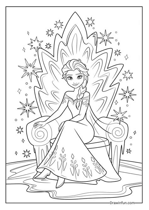 59 Elsa Coloring Pages Free Pdf Printables