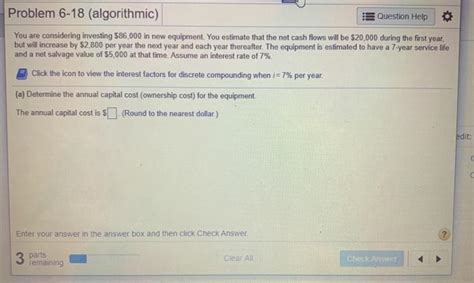 solved problem 6 18 algorithmic question help you are