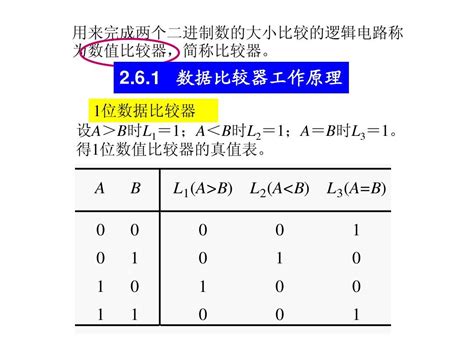 第二章 数据比较器和加法器 Word文档在线阅读与下载 无忧文档