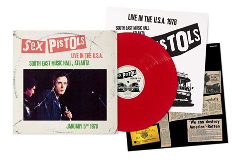 Sex Pistols Live In The Usa 1978 Atlanta Vinyl Echos Record Bar