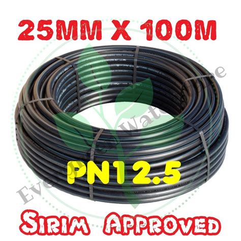 25mm X 100m Pn12 5 Sirim Hdpe Pipe Poly Pipe Sirim Shopee Malaysia