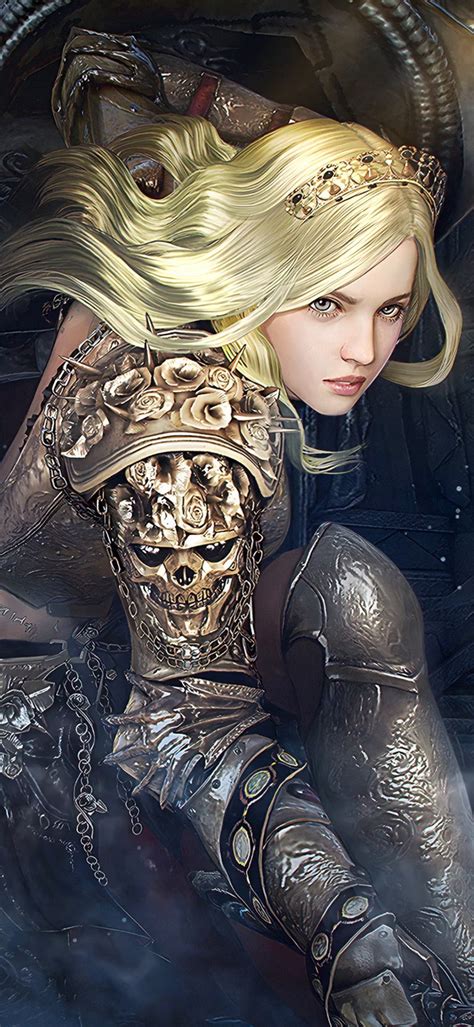 盾娘美女手机动态壁纸 美女手机壁纸下载 元气壁纸