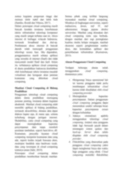 Solution Implementasi Cloud Computing Dan Dampaknya Terhadap Bidang Pendidikan Dengan Metode