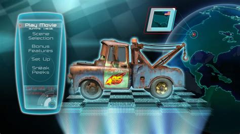 Cars Dvd Menu Walkthrough Youtube