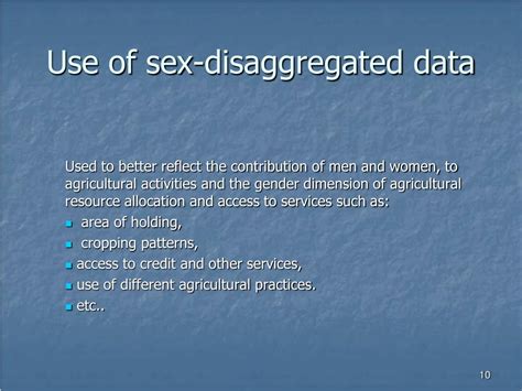 Ppt Filling The Gender Data Gap In Agriculture And Rural Development