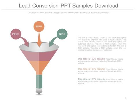 Lead Conversion Ppt Samples Download Powerpoint Slide Templates