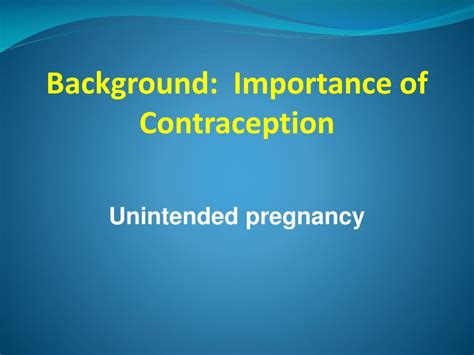 Ppt Contraception Powerpoint Presentation Free Download Id1084559
