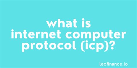 What Is Internet Computer Crypto Icp Icp Guide