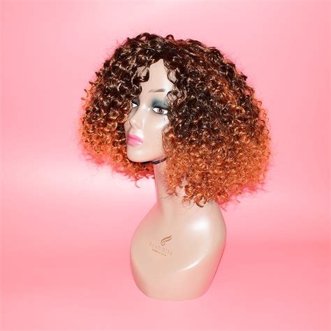 Wig Sale Amelia Kinky Curl Wig Synthetic14inch Sku Amelia14 Hotdot
