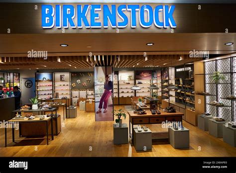 Singapore November 06 2023 Birkenstock Store Inside Paragon Mall