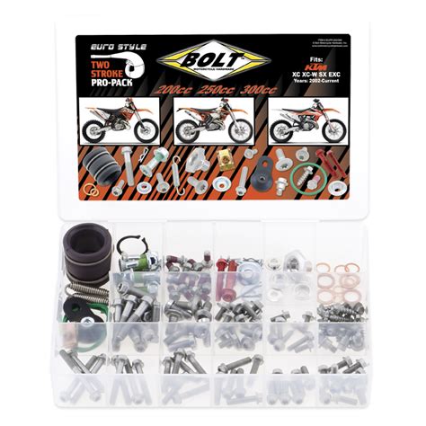 Euro Style Pro Packs For Ktm Bolt Motorcycle Hardware