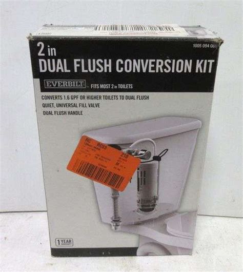 2 Dual Flush Conversion Kit Unused Albrecht Auction Service