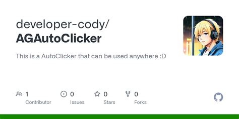 Releases Developer Cody AGAutoClicker GitHub