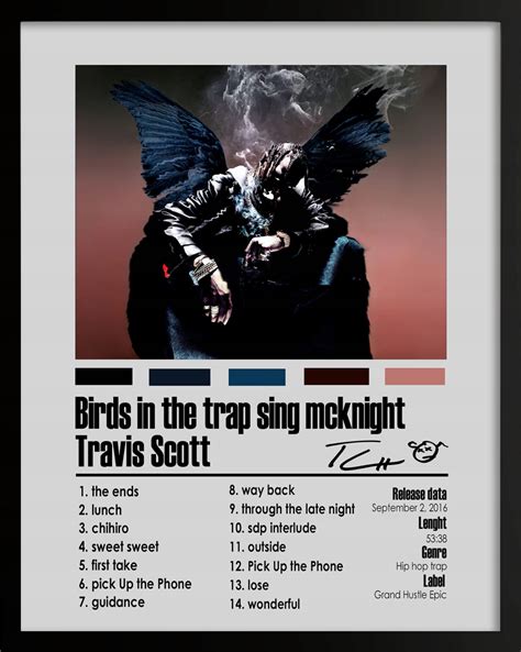 Travis Scott Album Birds In The Trap Sing Mcknight Obraz Muzyka 30x20