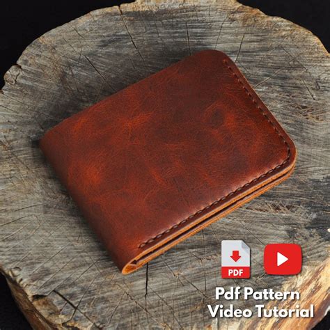 Leather Bifold Wallet Pattern Etsy