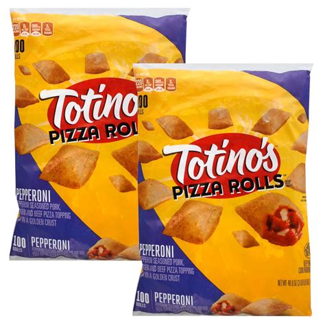 Totinos Pepperoni Pizza Rolls Seasoned Pork Beef And Chicken Pizza