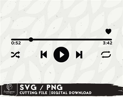 Spotify Music Player Svg Spotify Svg Files For Cricut Etsy Uk