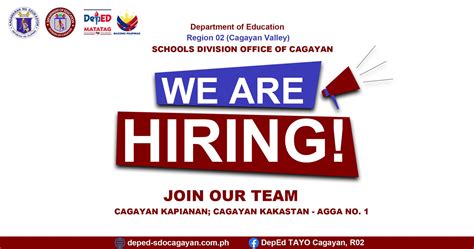 Registra Sdo Cagayan Recruitment Selection And Placement Facebook