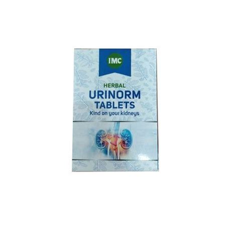 Imc Herbal Urinorm Tablets 30 Tablets At ₹ 360piece In Mumbai Id
