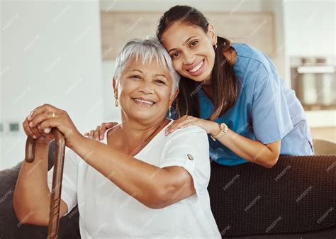Premium Photo Healthcare Homecare And Nurse With Grandma To Support