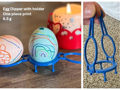 Egg Dipper With Holder By Nicejingy Makerworld