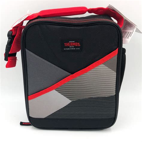 Thermos Insulated Upright Lunch Kit Box Bag Black