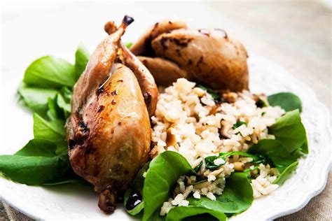 Roast Quail With Balsamic Reduction Recipe