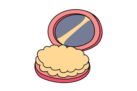 Makeup Compact Graphic By Whimsy And Wonders · Creative Fabrica