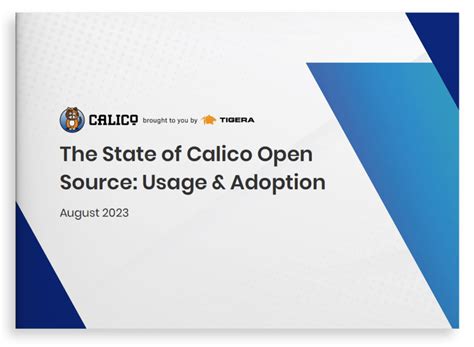 the state of calico open source usage and adoption report 2023 tigera