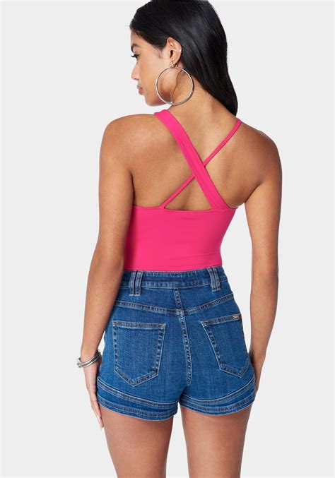 Keyhole Halter Bodysuit Bebe