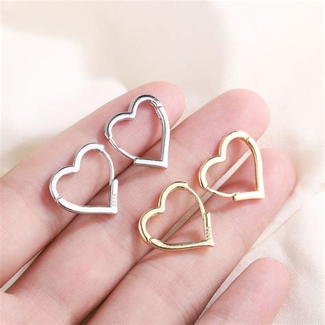 Heart Hoop Earrings Pair Ashlen