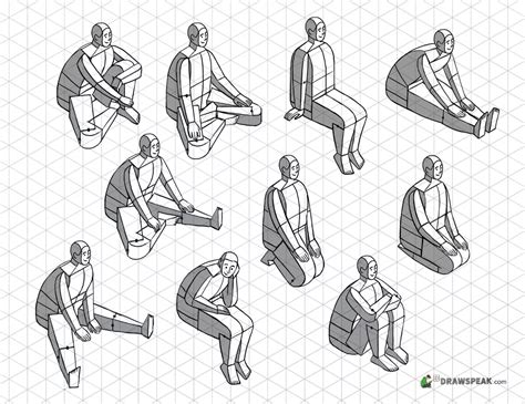 Isometric People — Draw Speak Perso Isomètrique Png Human