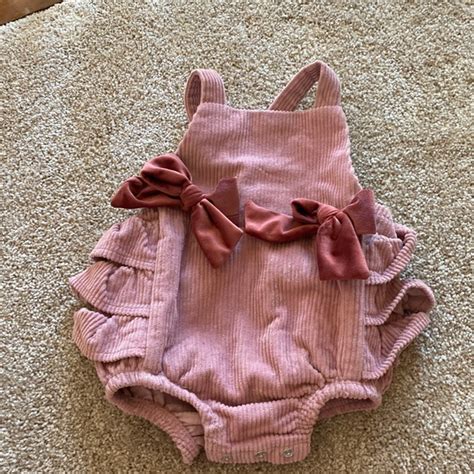 One Pieces Mud Pie Pink Corduroy Bubble Poshmark