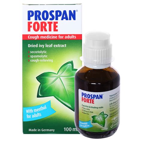 Siro Prospan Forte Trị Ho Viêm Phế Quản Mạn Viêm đường Hô Hấp Cấp
