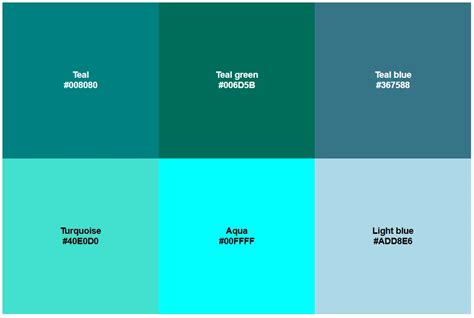 Teal Color Meaning Connotations And Shades