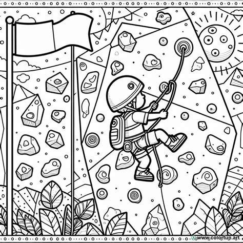 Coloriage Descalade 1602 à Télécharger Ou à Imprimer Gratuitement