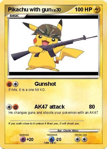 Pikachu With A Gun