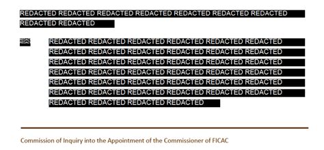 Chapter 7 Blacked Out Alleged Crimes Redacted In Coi Inquiry Report