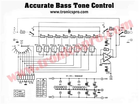 Accurate Bass Tone Control Circuit Diagram Tronicspro Circuit