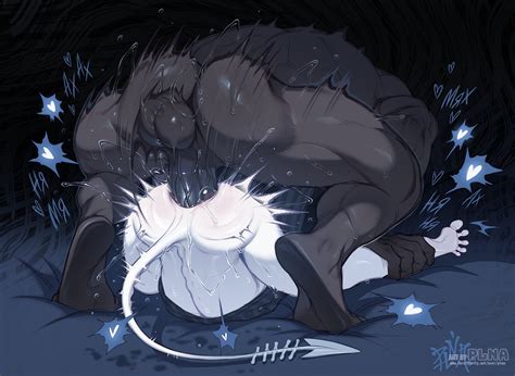 Plna Original Artist Request Highres 1boy 1other Anal Black Skin