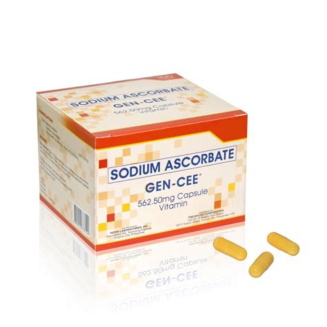 Sodium Ascorbate Gen Cee 56250mg Capsule Vitamin Sold Per Piece