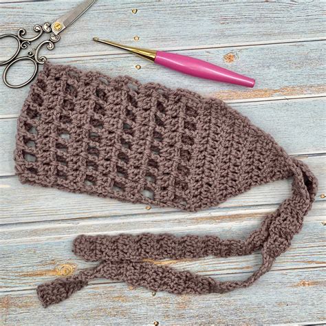 Whimsy Head Wrap Crochet Pattern Pdf Crochet Hair Scarf Pattern Hair